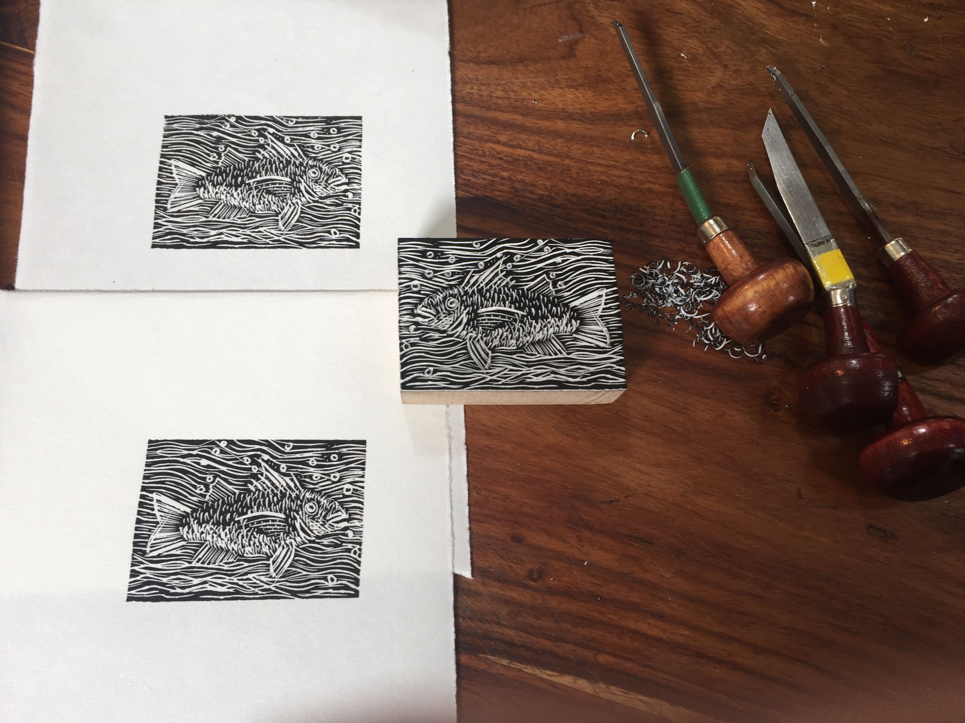 Wood Engraving with David Frazer – Britt Gow